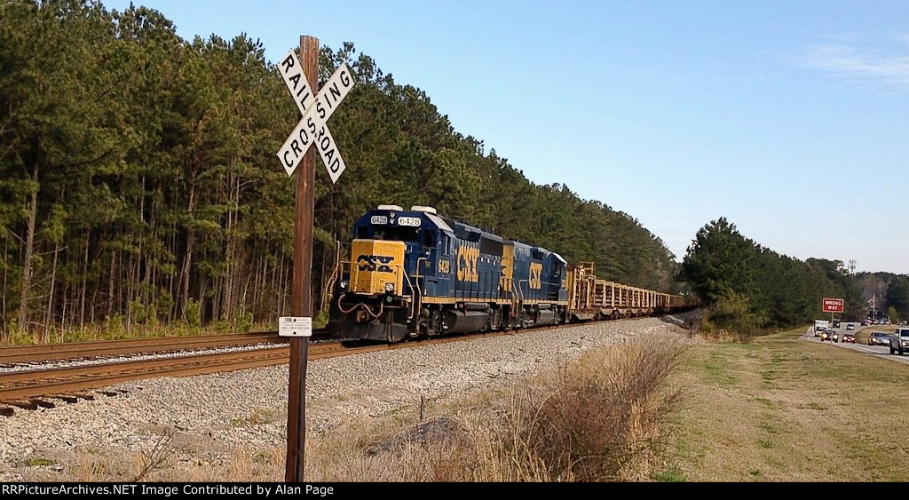 CSX GP40-2 6428
